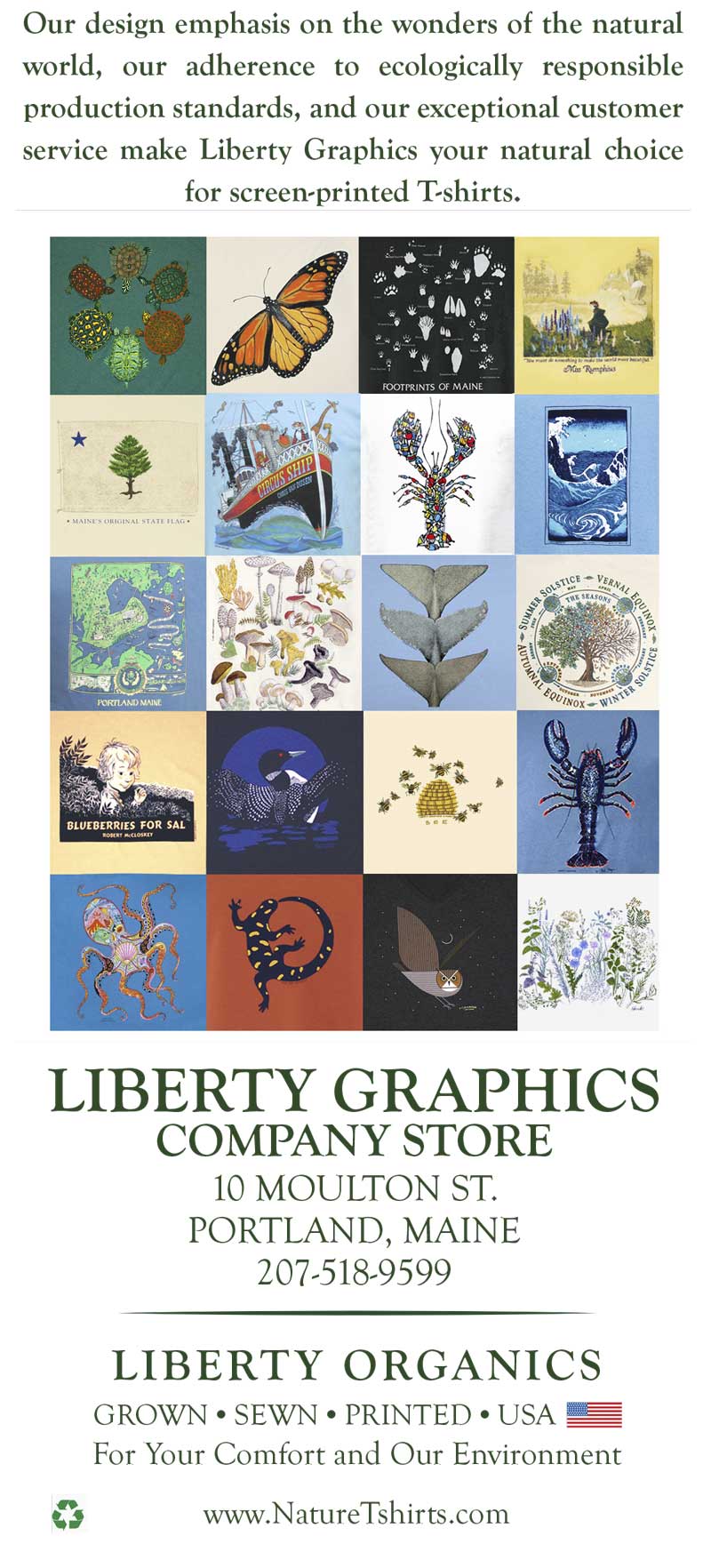 Liberty Graphics Company Store – Liberty Graphics Fine Printed T-shirts